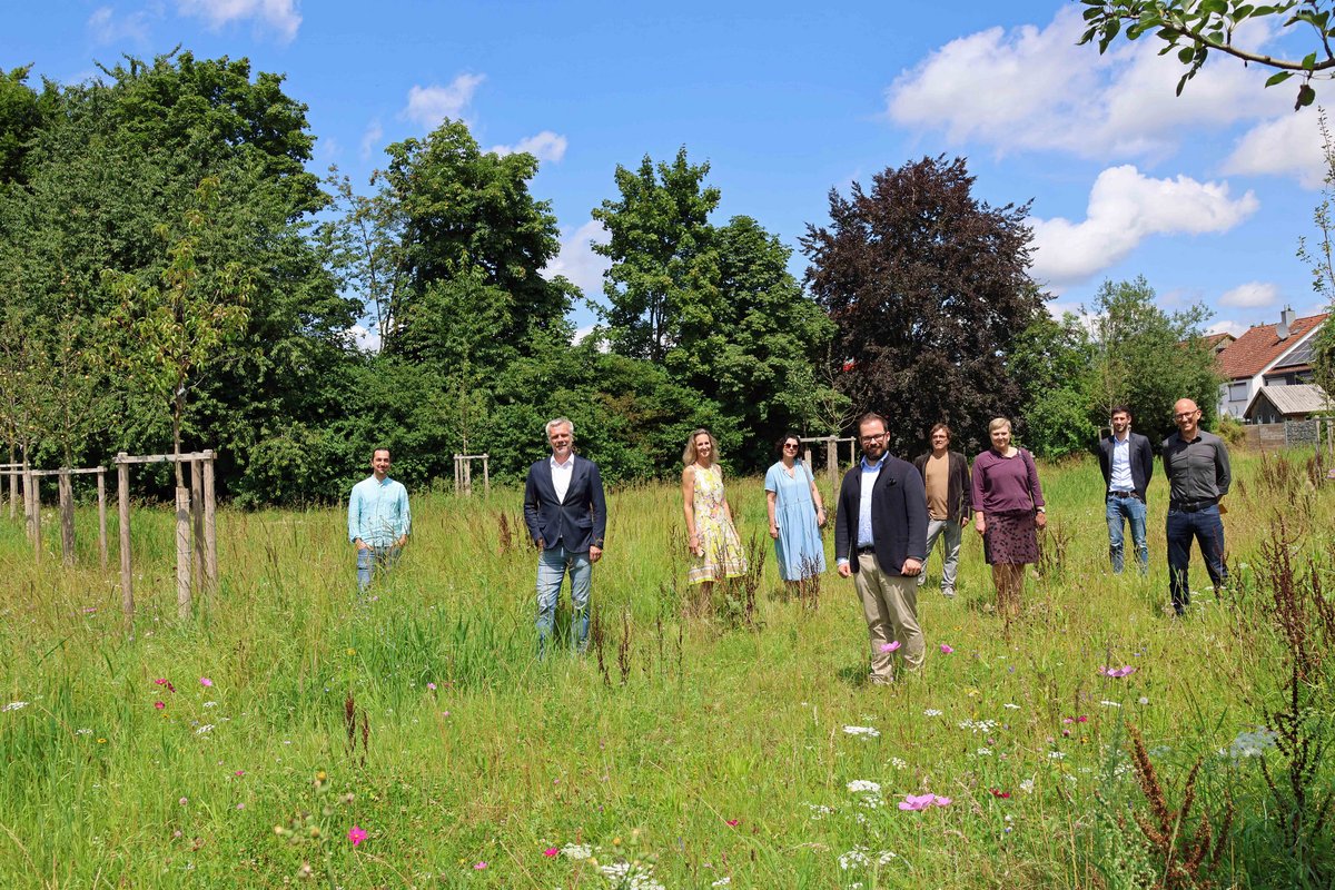Stadt Memmingen: Neue Streuobstwiese im Memminger Westen